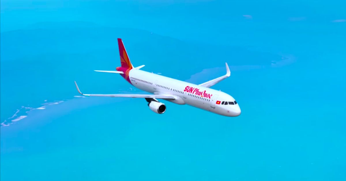 Lần đầu lộ diện “màu áo” Sun PhuQuoc Airways – hoàng hôn Phú Quốc lên ...