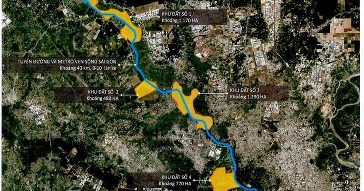 Sun Group đề xuất làm đại lộ & metro ven sông Sài Gòn dài 40km